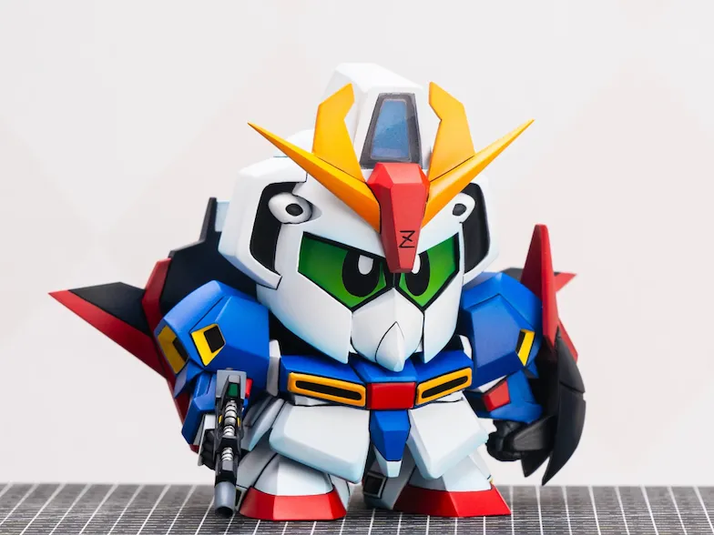 SD Z Gundam Big Head Model by huilan MakerWorld: Download Free 3D Models