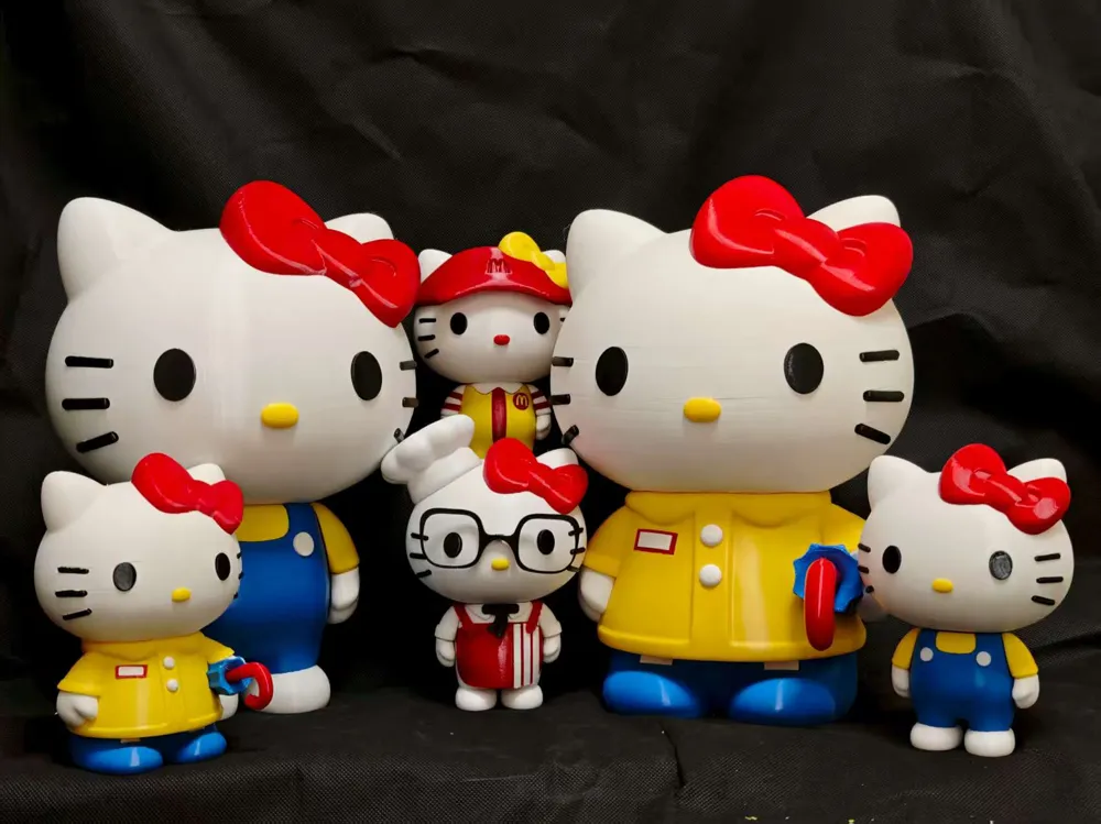 Hello Kitty Piggy Bank 711 Limited Edition Multi-part Printing 30CM ...