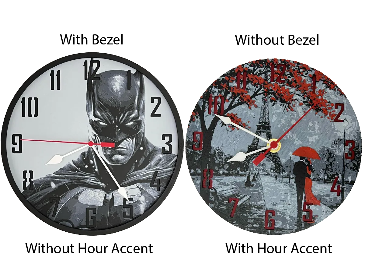 Kpop Demon Hunters - Huntr/X Clock Customizable - Free 3D Print Model ...
