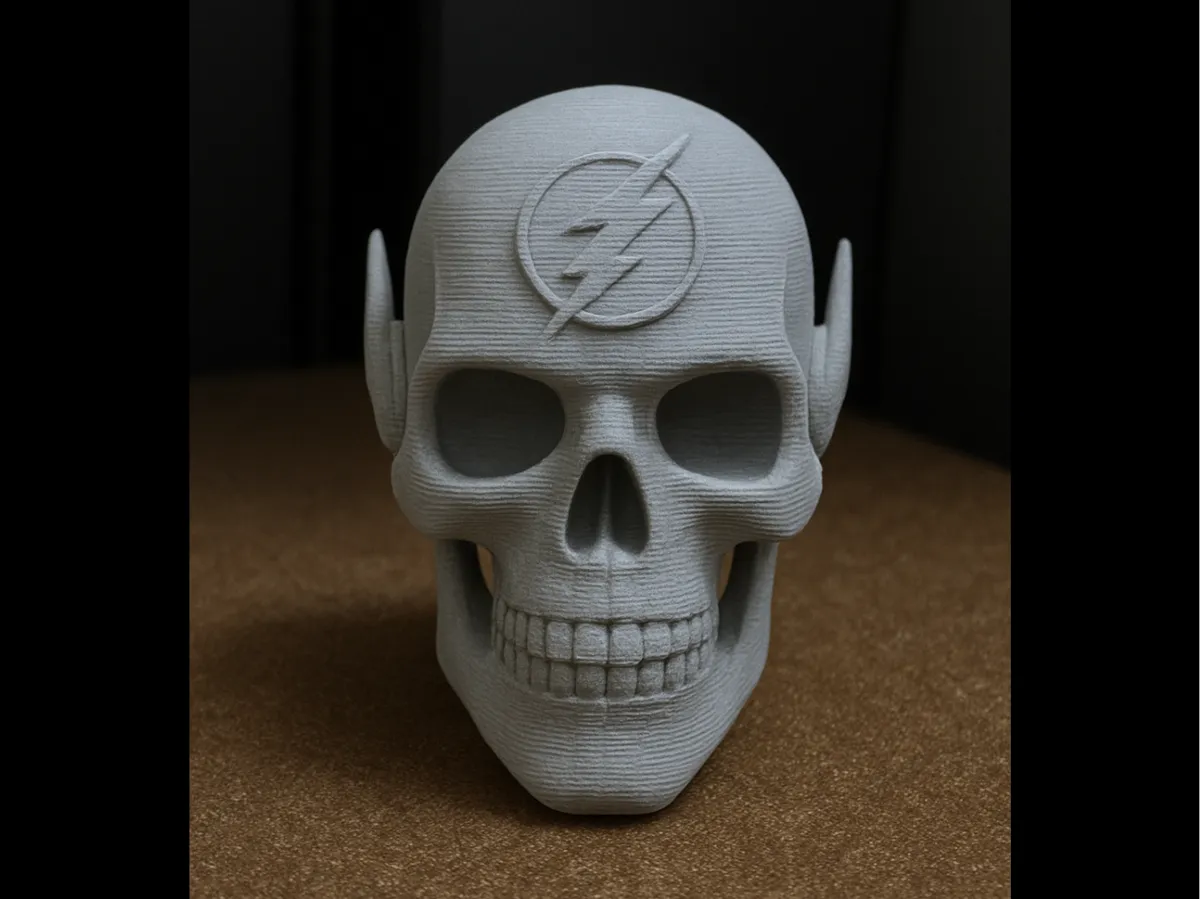 Flash Skull - Free 3D Print Model - MakerWorld