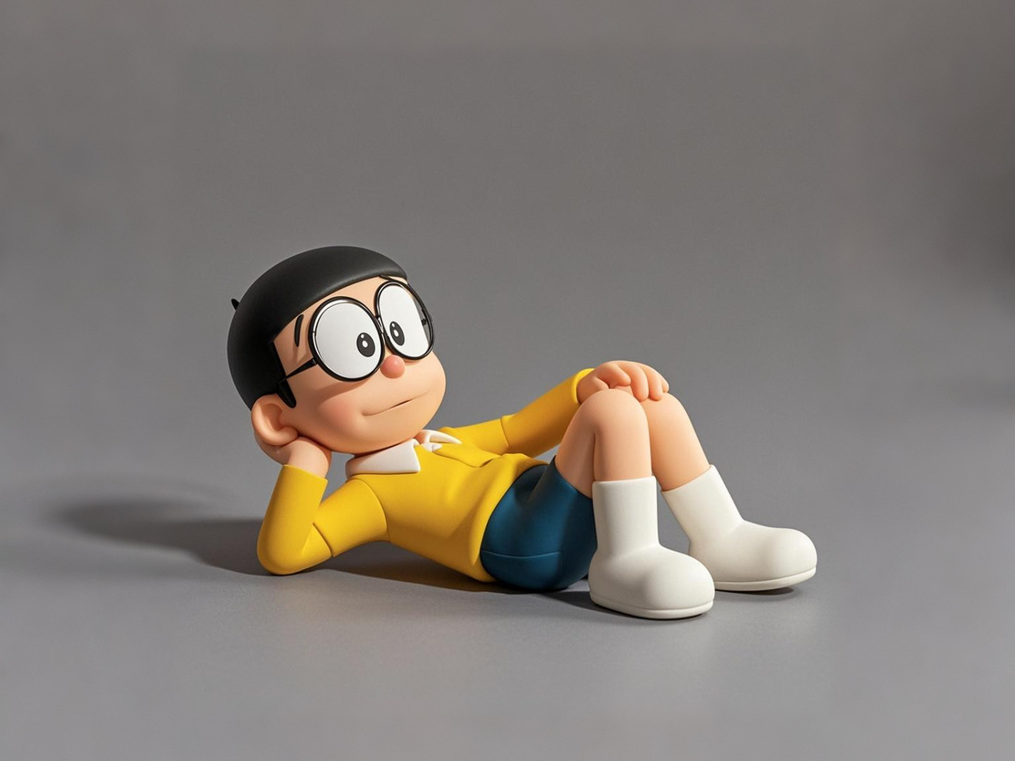 Lying Nobi Nobita -- Doraemon - Cute Anime Q Version Toy Figure ...