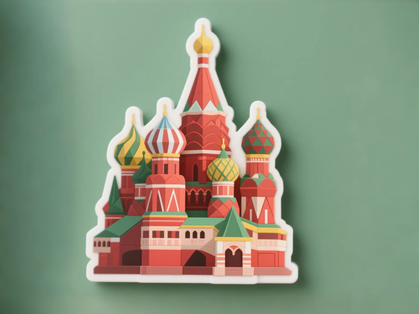 Saint Basil's Cathedral - Moscow Red Square - World Architecture Model ...