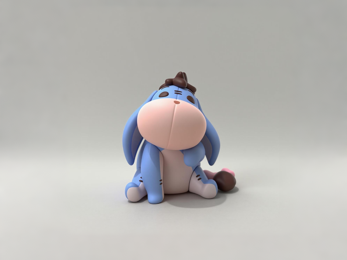 Eeyore the little donkey - Winnie the Pooh animated peripheral figurine ...