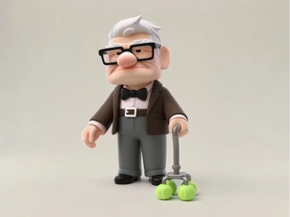 Carl Fredricksen - Up - Animated Movie Merchandise Figure - Children's ...
