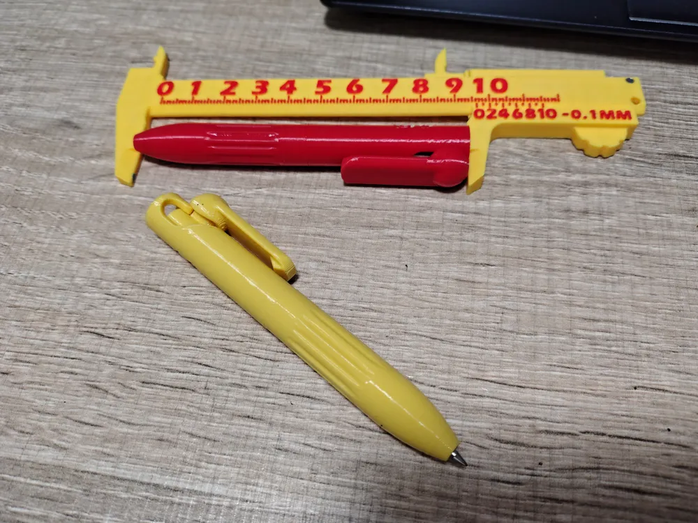 Pocket Pen, extendable to a standard pen - Free 3D Print Model - MakerWorld