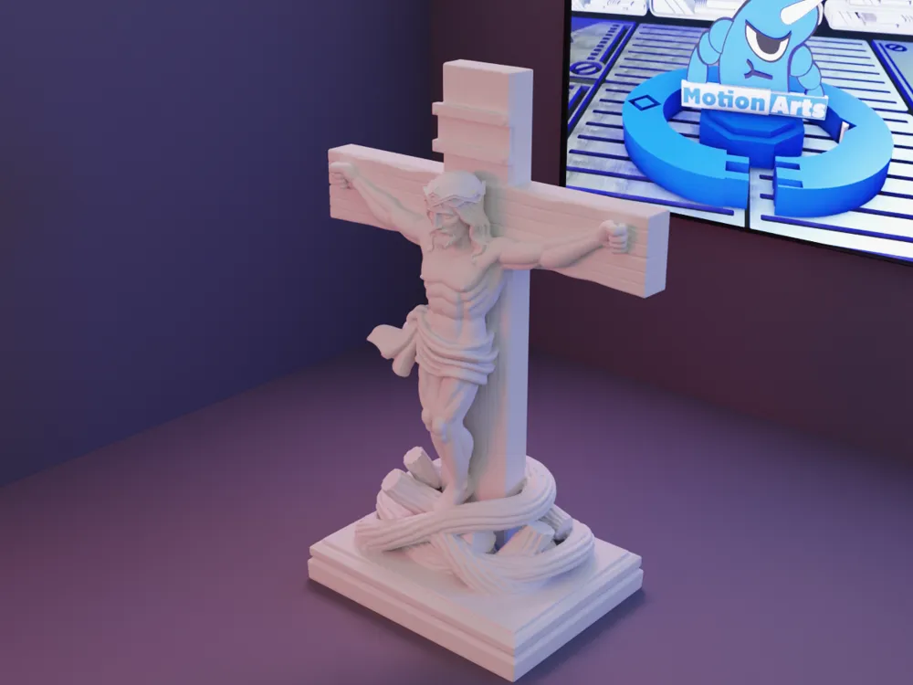 Jesus Christ Crucified by Motion Arts MakerWorld: Download Free 3D Models