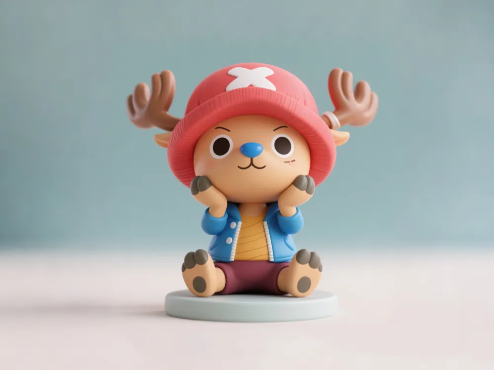 Chopper - One Piece Character - Chibi Anime Figure - Kids Coloring Toy ...