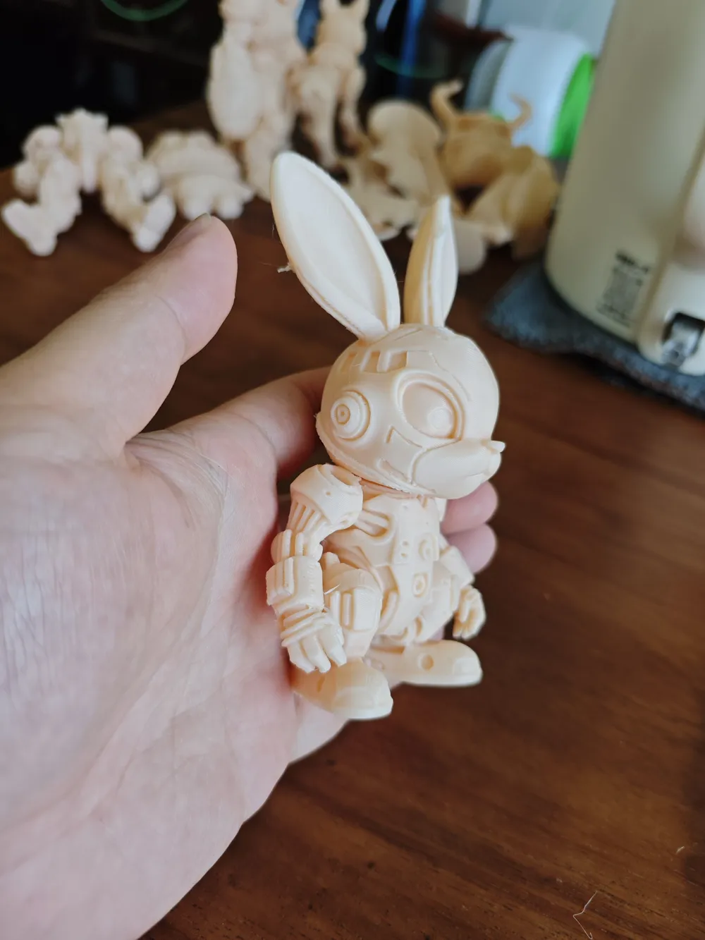 Robot rabbit Mecha rabbit Mechanical rabbit by 嘻嘻3d打印3598*1759 ...