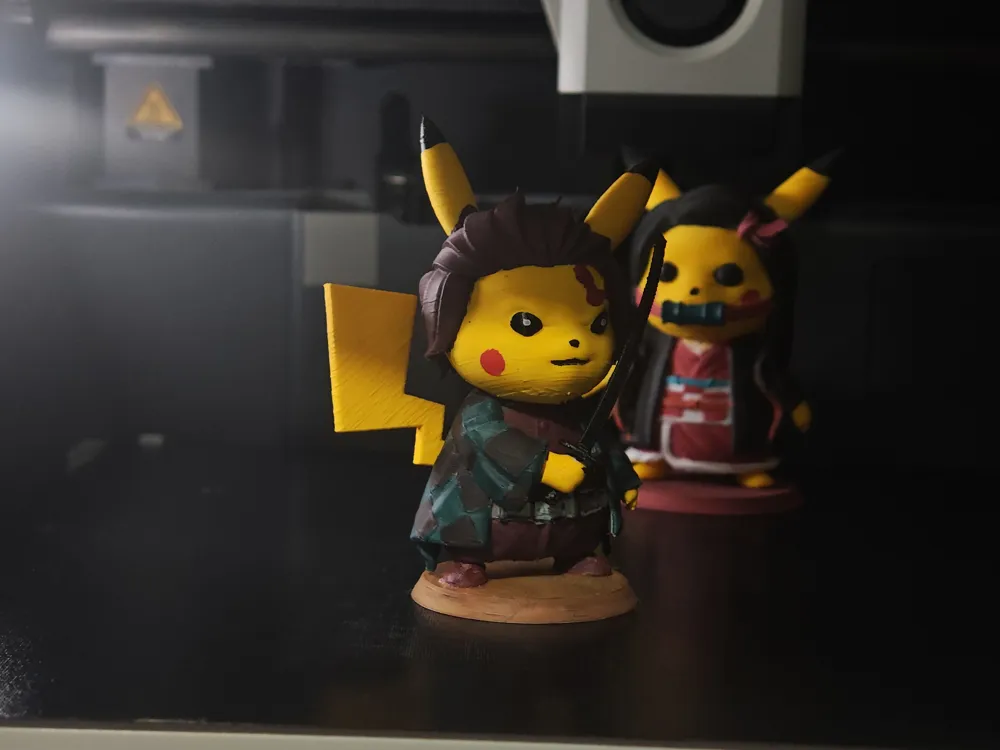 Pikachu Cosplay Tanjiro - Multi-part Version - Free 3D Print Model ...