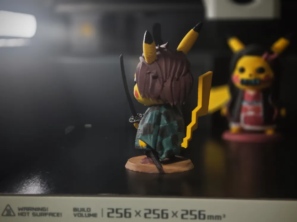 Pikachu Cosplay Tanjiro - Multi-part Version - Free 3D Print Model ...