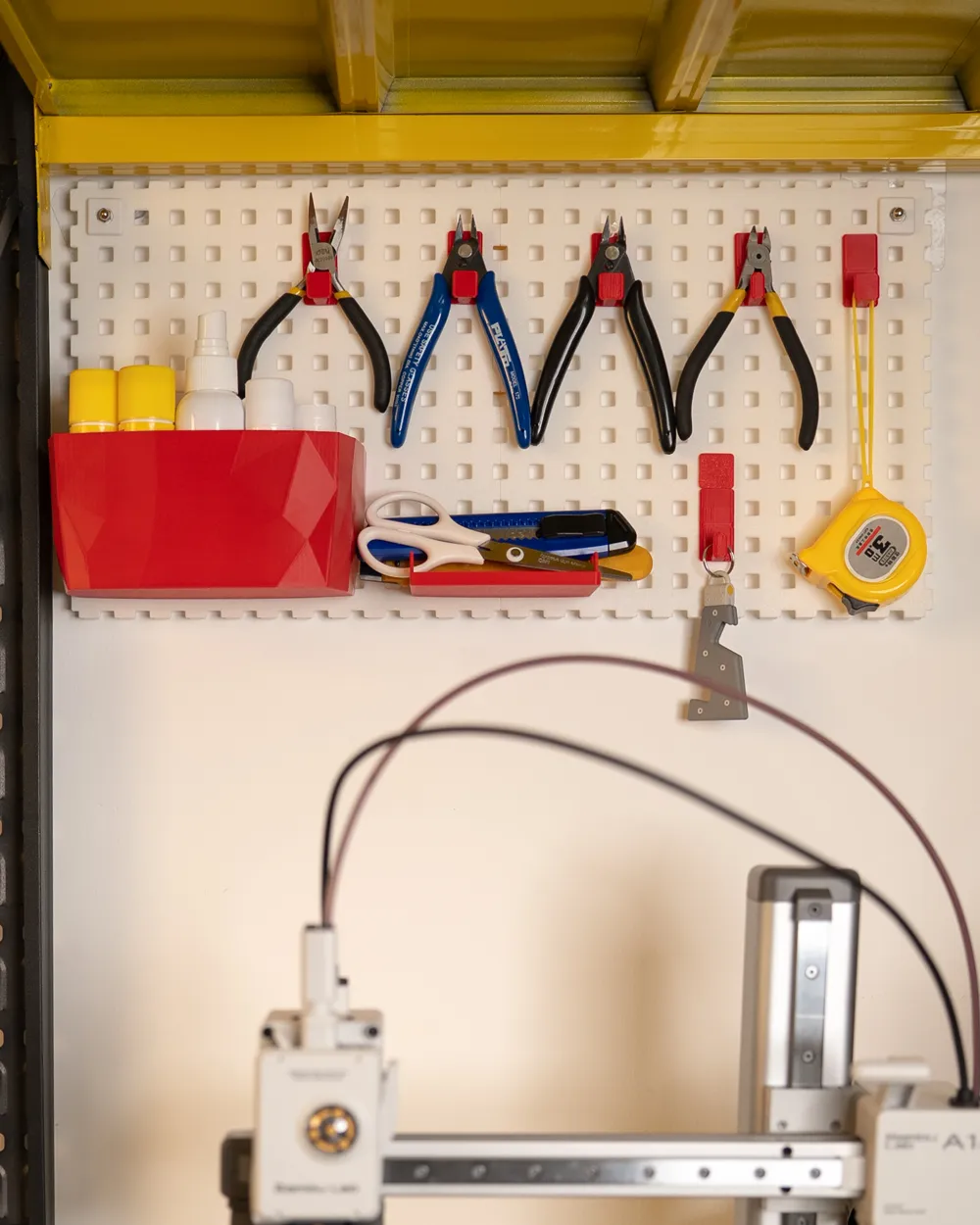 Modular Expandable Square Hole Pegboard by Samkk100 MakerWorld ...