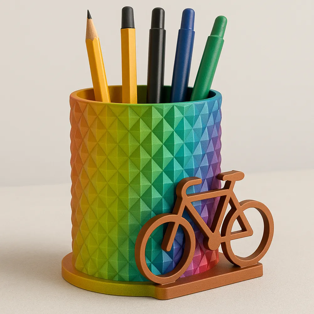 bicycle pen holder by Çağdaş MakerWorld: Download Free 3D Models