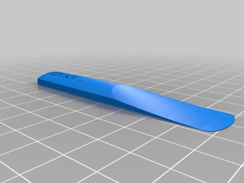 Tenor Sax Reed by Chaos 3D design MakerWorld: Download Free 3D Models