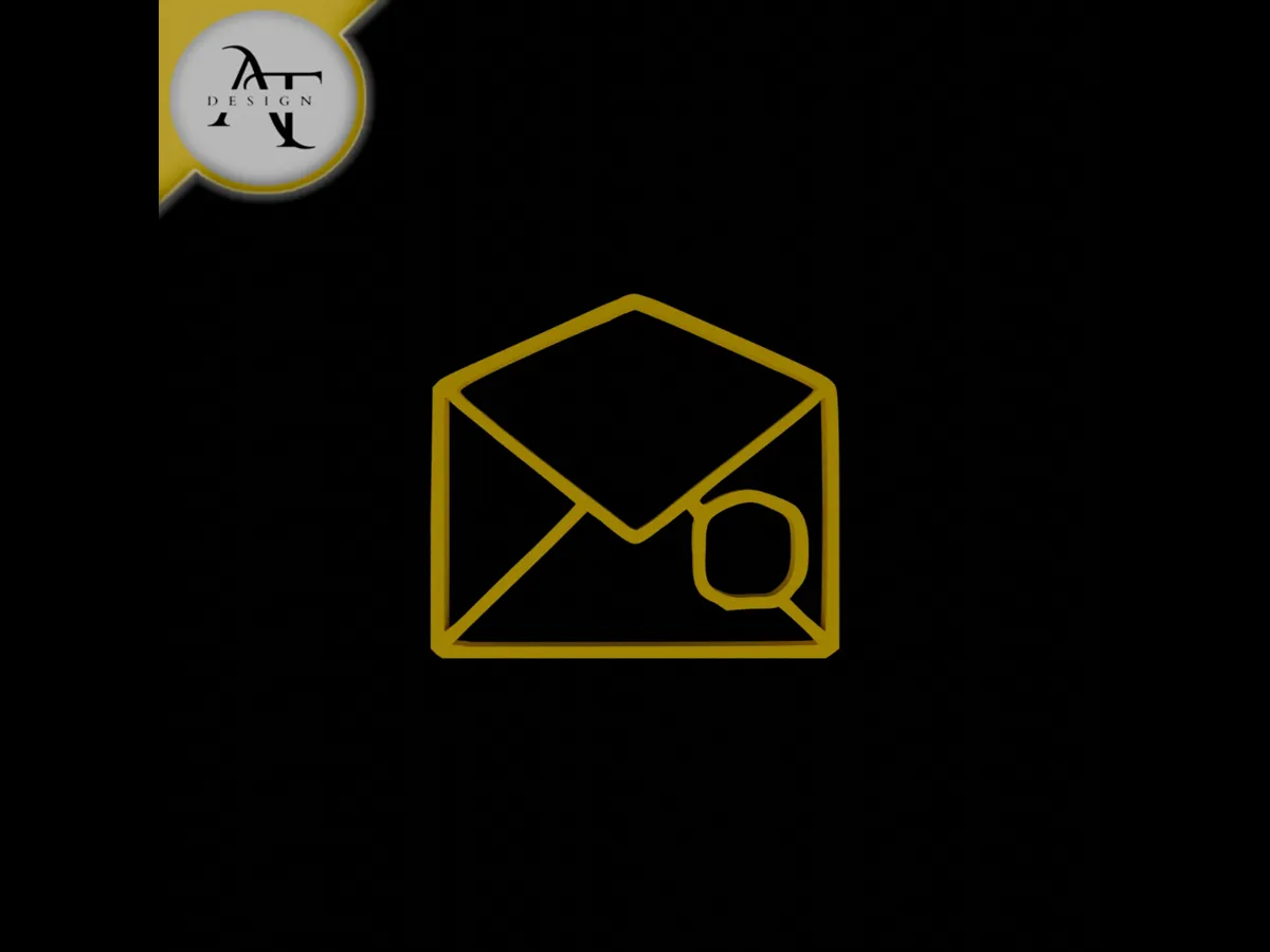 Simple Letter Symbol - 2D Art - Free 3D Print Model - MakerWorld