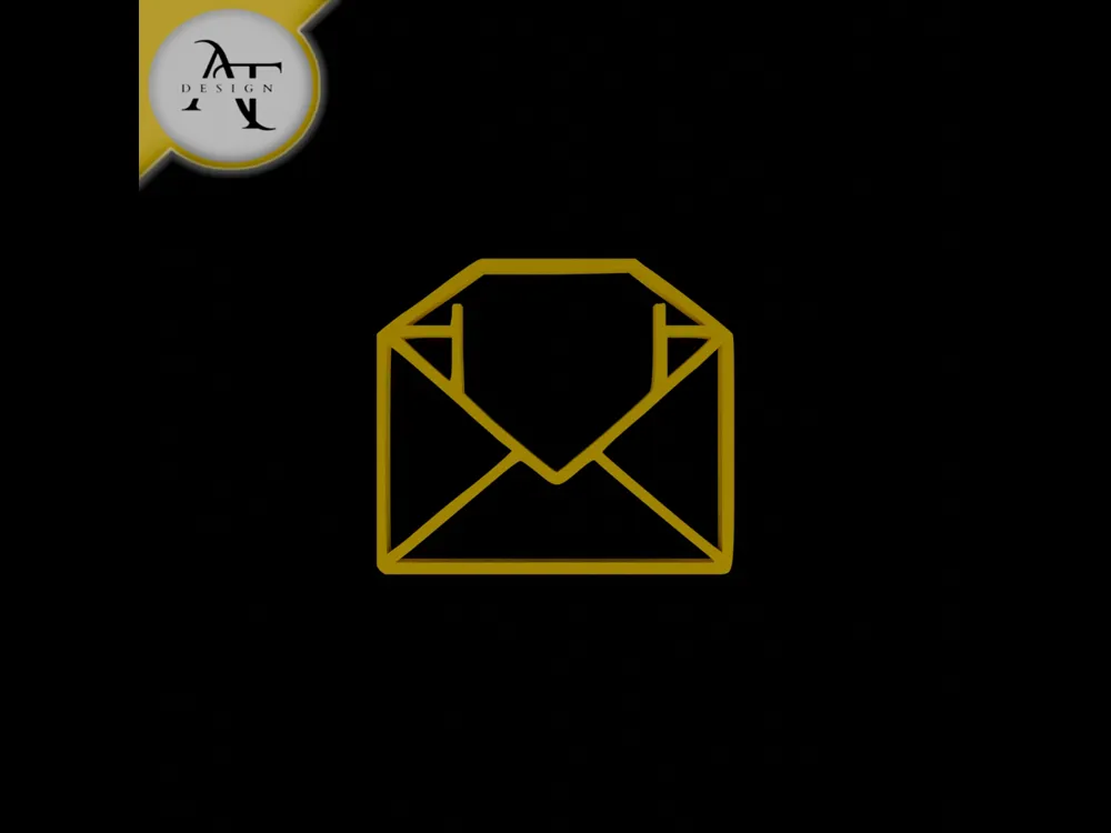 Simple Letter Symbol - 2D Art - Free 3D Print Model - MakerWorld