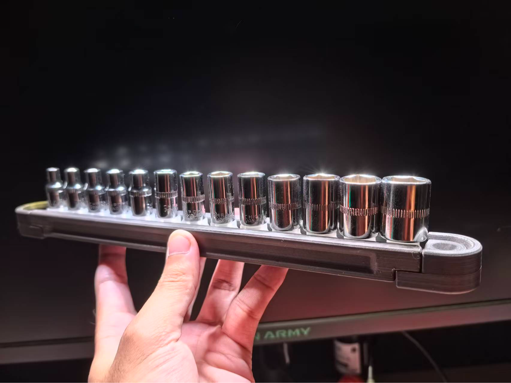 1/4 Short Socket Organizer by 白茶 MakerWorld: Download Free 3D Models