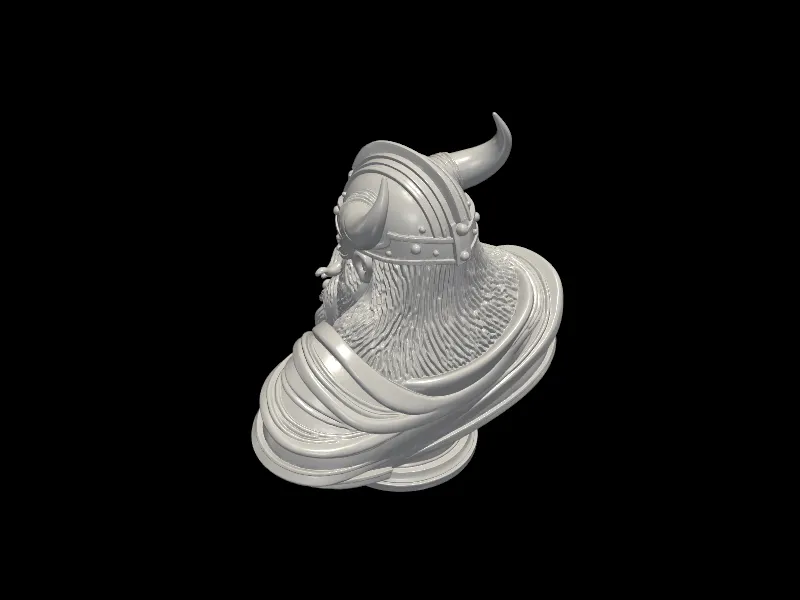 Viking Warrior Bust 3D Model - Free 3D Print Model - MakerWorld