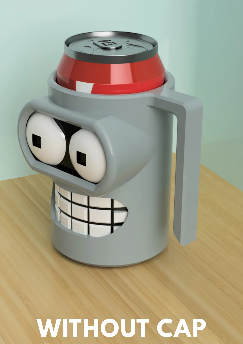 Bender Can Holder by PrintForge... MakerWorld: Download Free 3D Models