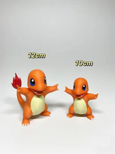 Charmander Pokemon 004 Charmander 2.0 Arms Outstretched Joyful Pose ...