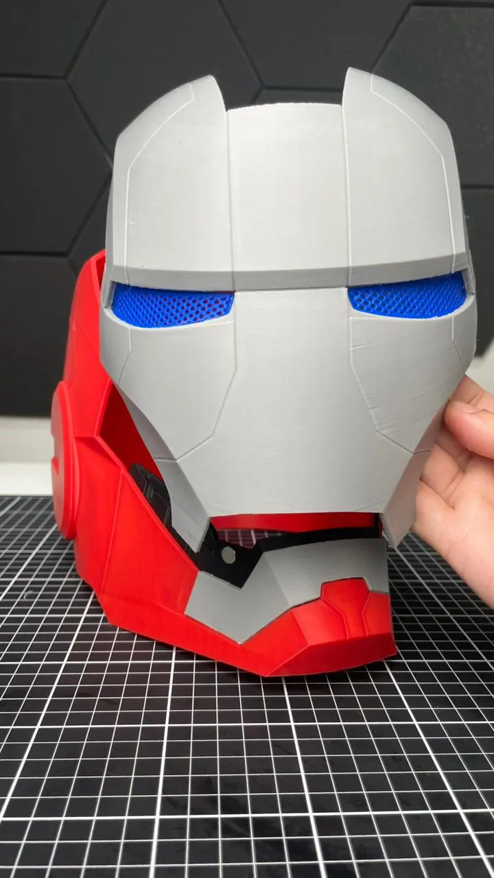 Iron Man MK5 Helmet Wereable - Free 3D Print Model - MakerWorld