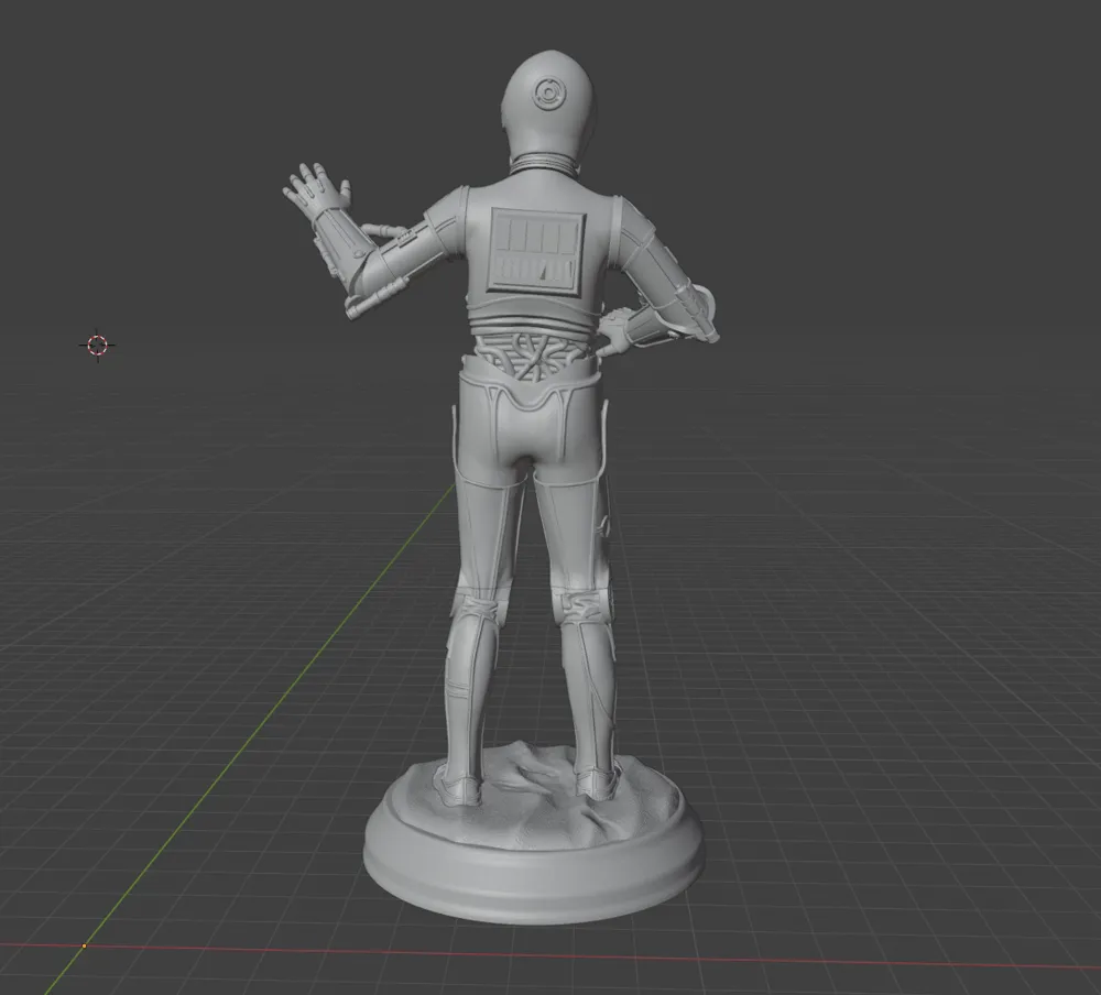 Life-Size C-3PO Protocol Droid in Full Scale! - Free 3D Print Model ...