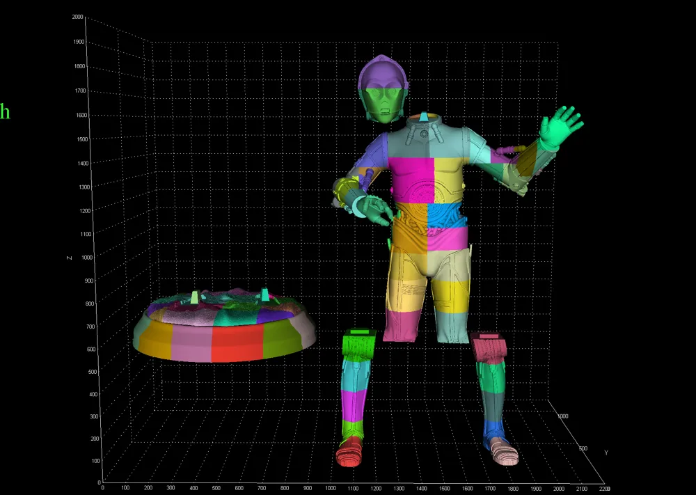 Life-Size C-3PO Protocol Droid in Full Scale! - Free 3D Print Model ...