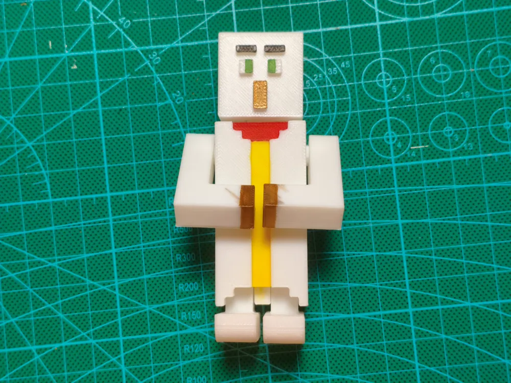 Minecraft Villager Articulated by Loong MakerWorld: Download Free 3D Models