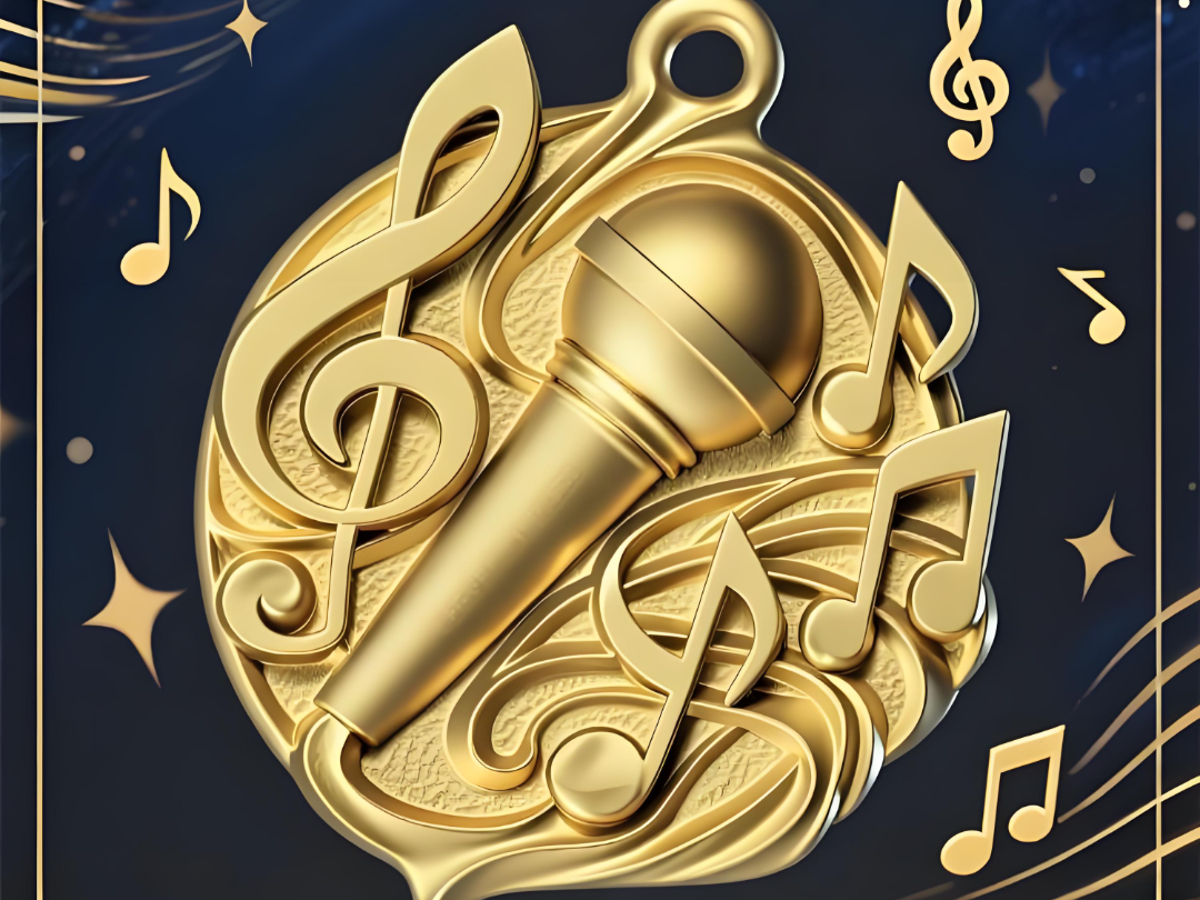 Concert Talk Show Golden Microphone Keychain/Pendant by 观臻造物 MakerWorld ...