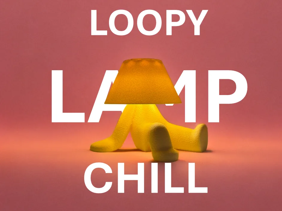 LOOPY LAMP - LAZY (LED LAMP KIT - MH001 - KC007) by 4ma Lab MakerWorld ...