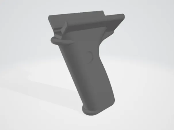 TEC9 Front Grip for Handy TEC9 - Free 3D Print Model - MakerWorld