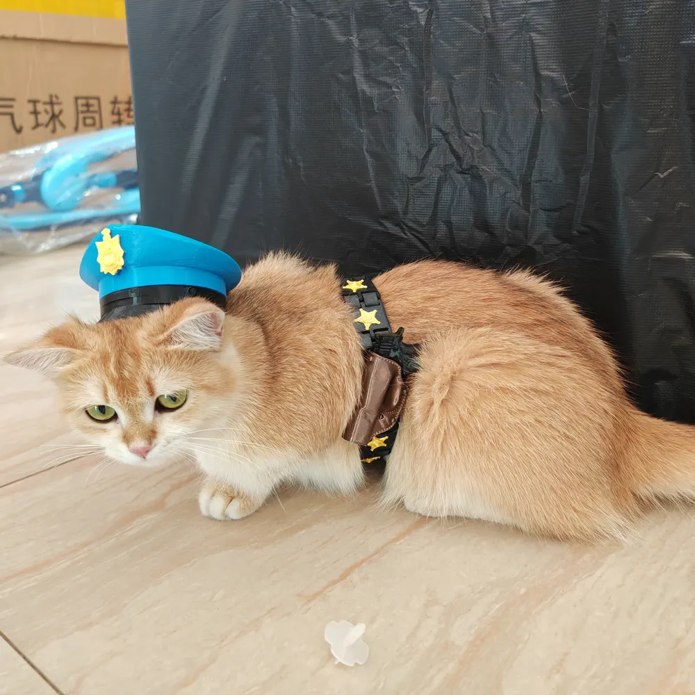 Pet Cosplay Police Suit COS Sheriff - Free 3D Print Model - MakerWorld