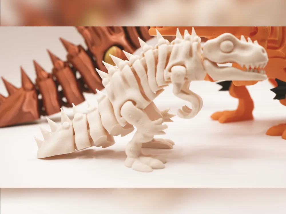 Articulated Spiky Bone T-Rex by SternPrinting MakerWorld: Download Free ...