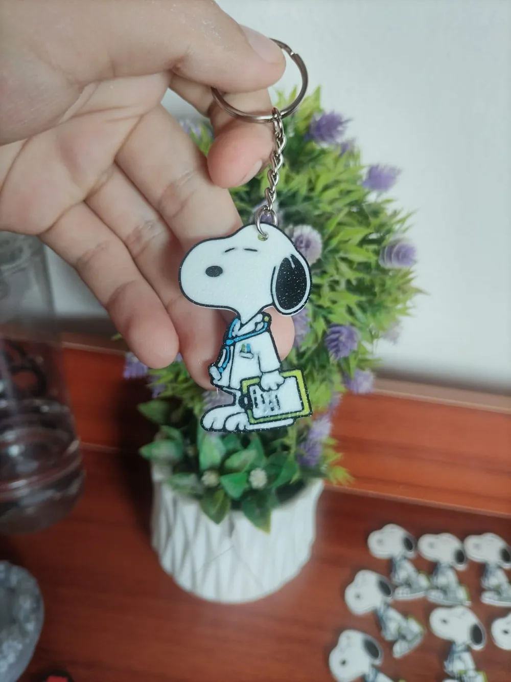 Snoopy Doctor Keychain by Gael Glez MakerWorld: Download Free 3D Models