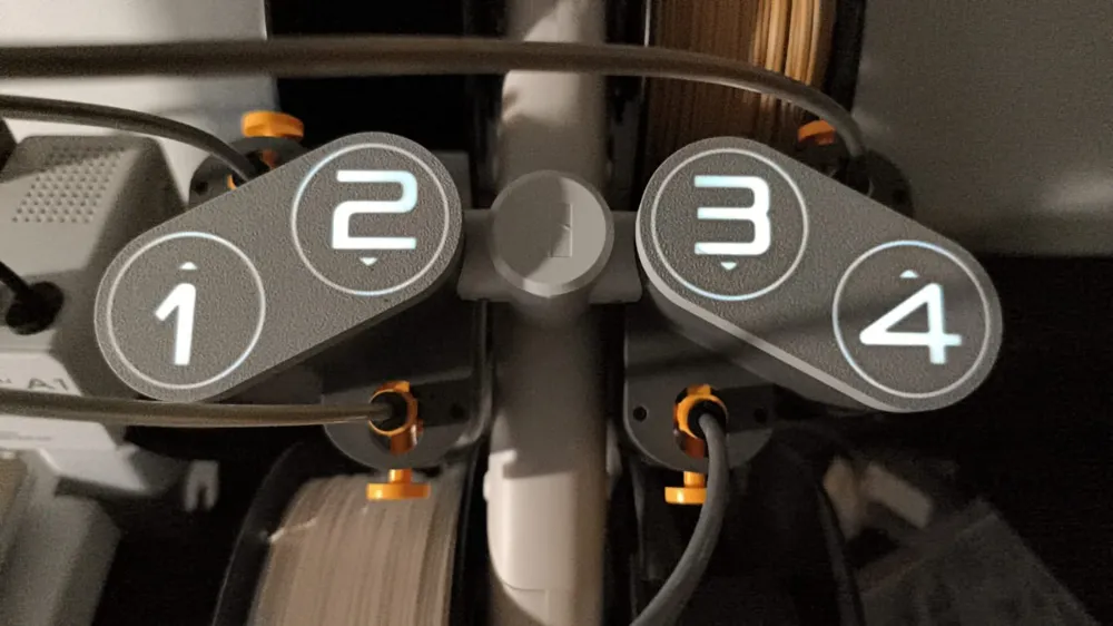 AMS Light用光るカバー（数字付き） by mauriciosasaki MakerWorld：無料3Dモデルをダウンロード