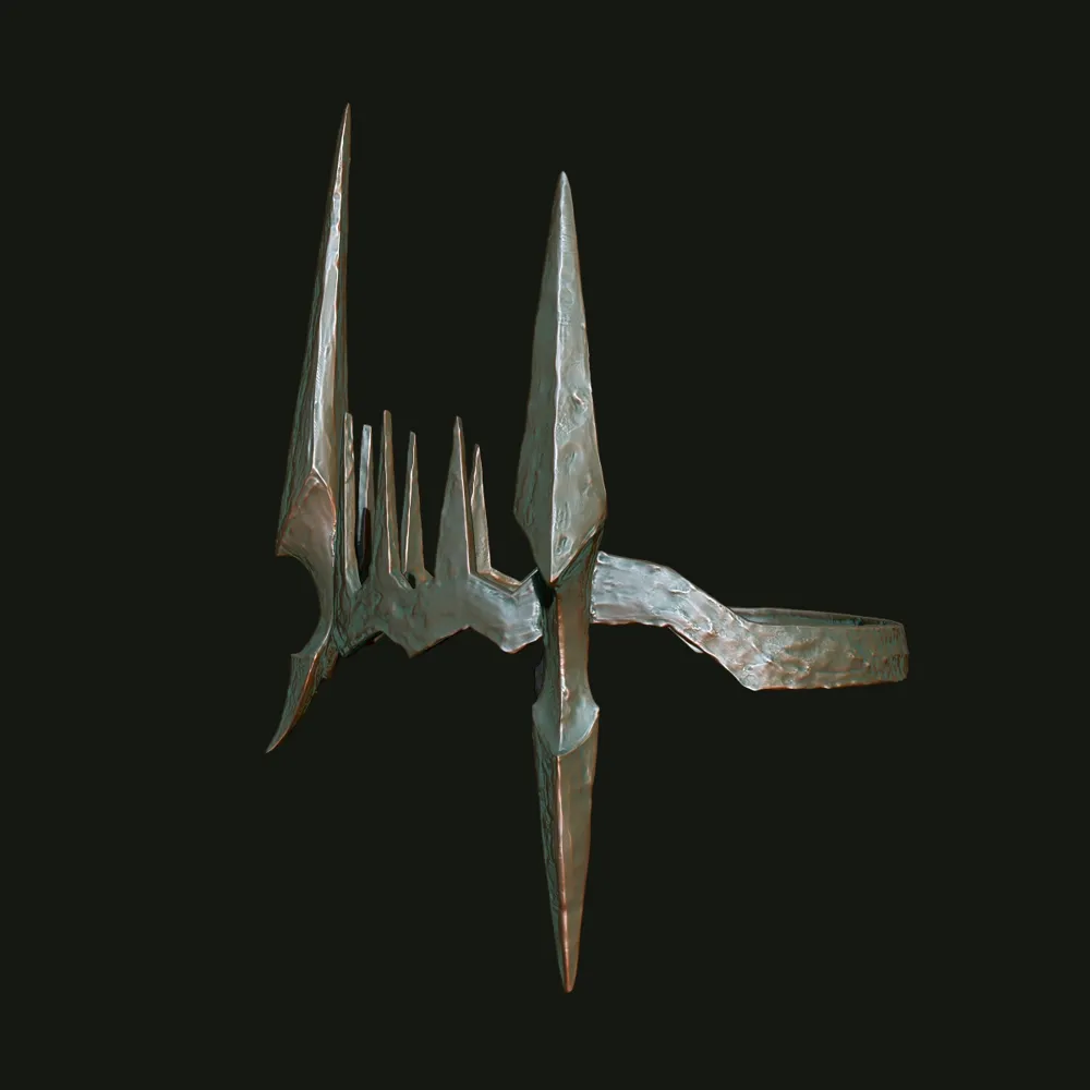 Morghot and Sauron Iron Crown LOTR - Free 3D Print Model - MakerWorld