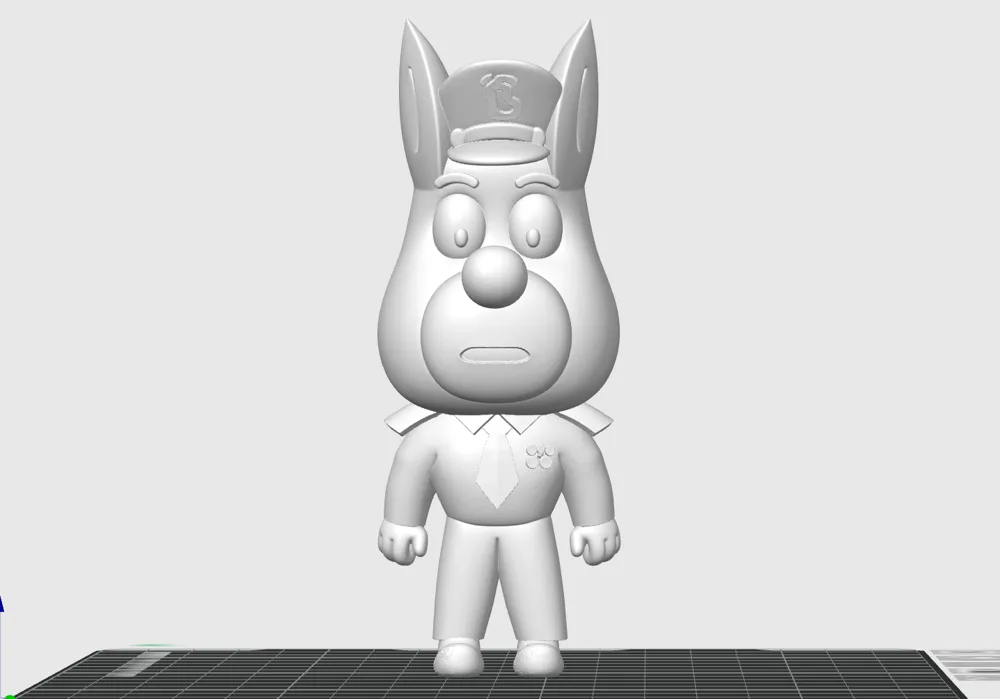 Sheriff Labrador Cartoon - Doberman Officer - Free 3D Print Model ...