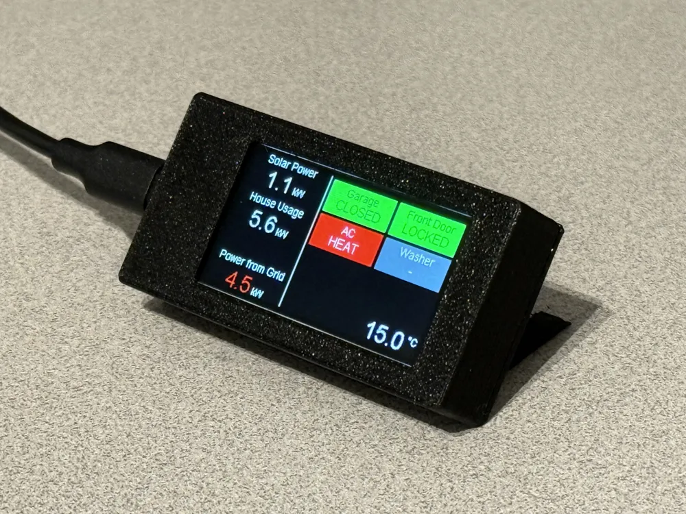 Case and Stand for ideaspark ESP32 1.9in LCD by Brom MakerWorld ...