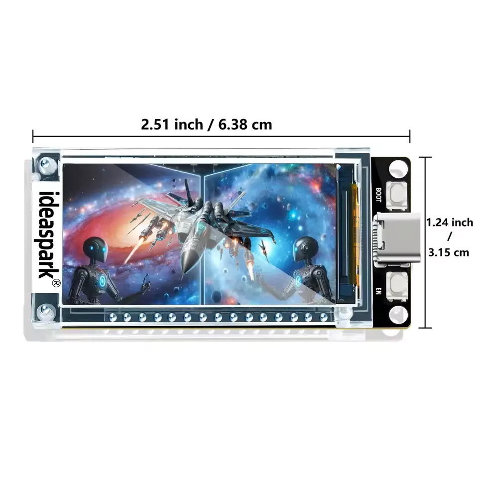 Case and Stand for ideaspark ESP32 1.9in LCD by Brom MakerWorld ...
