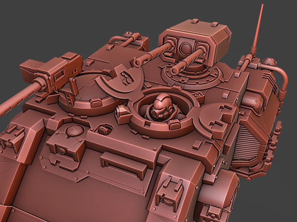 PRIME IMPULSE TANK HOVER - GRIMDARK PROXY by ༺Enn༻ MakerWorld: Download ...