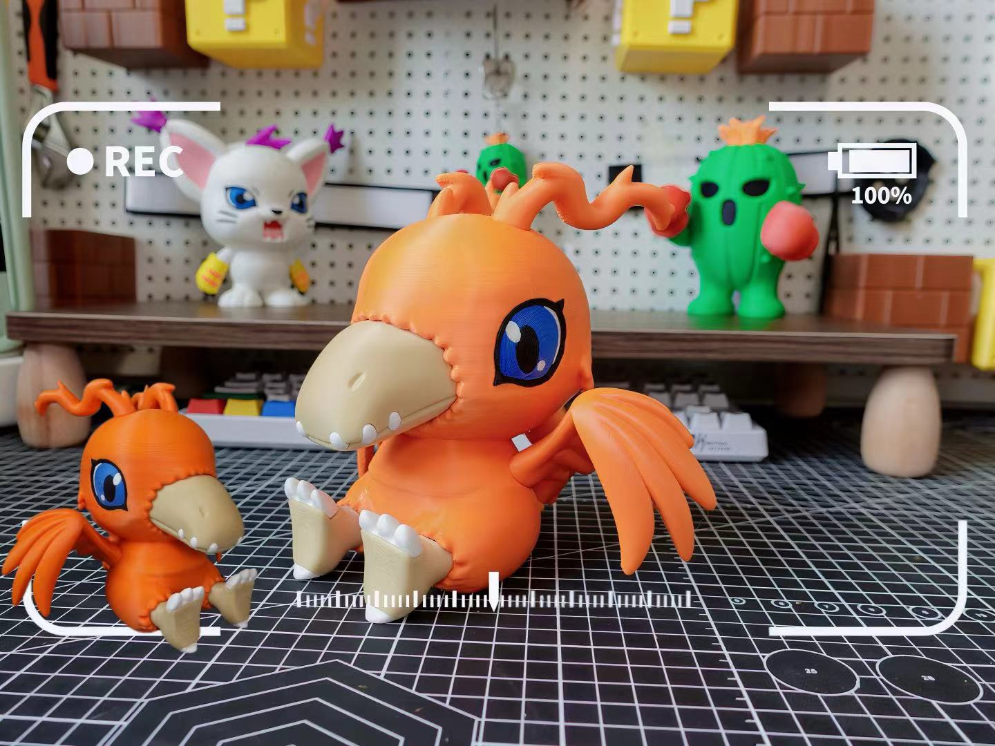 Digimon Chibi—Birdramon (Montaje por colores) birdramon Digimon por 手残的 ...