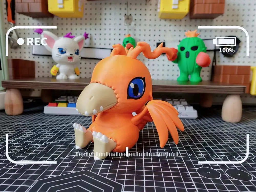 Digimon Q-version—Birdramon (Multi-color assembly) birdramon Digimon by ...