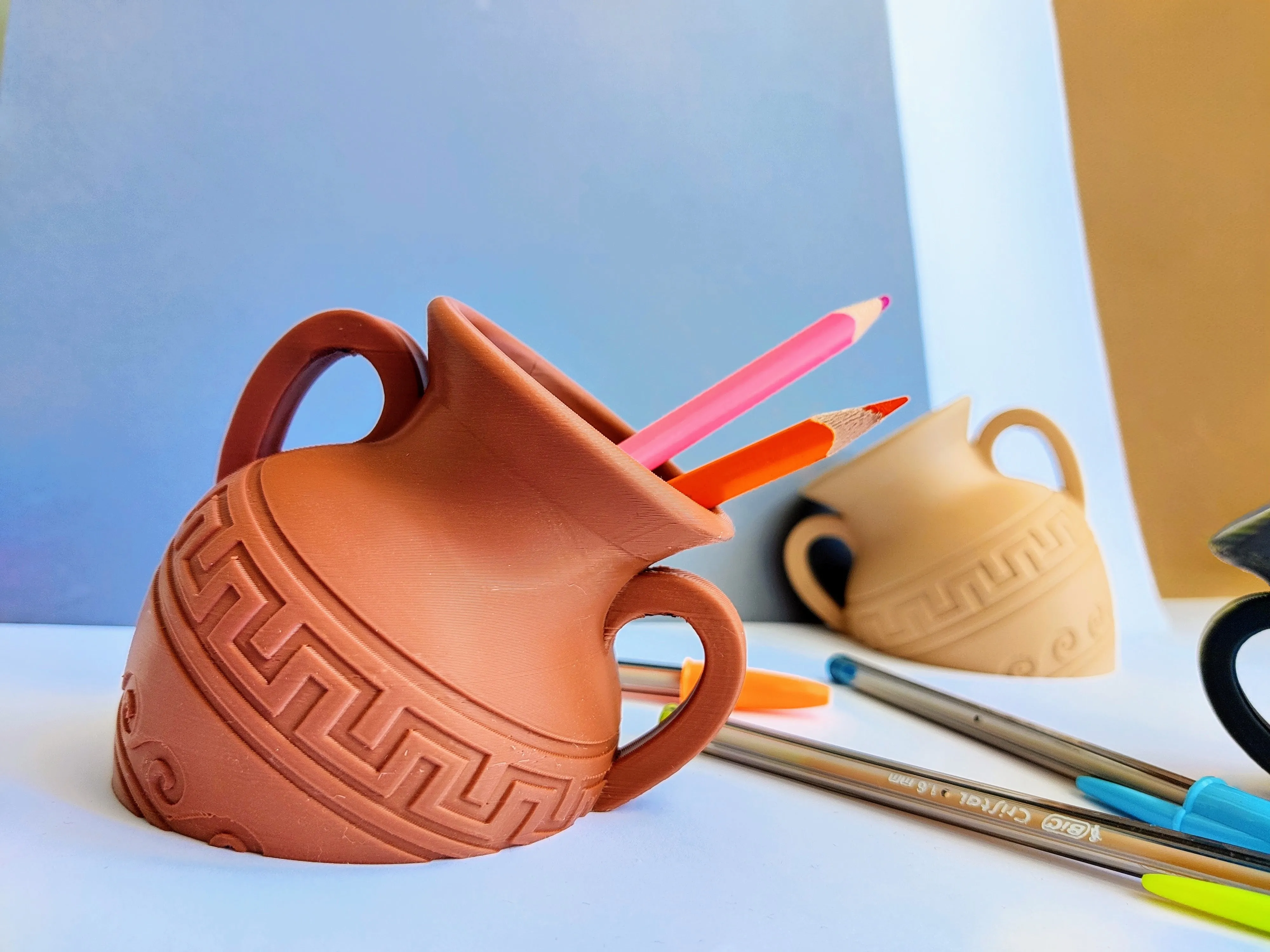 Penphora – The Pen Holder from Ancient Greece - Free 3D Print Model ...
