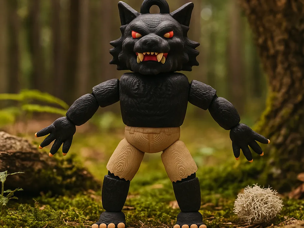 Articulated Werewolf Toy — Monster Figure by Fleximania MakerWorld ...