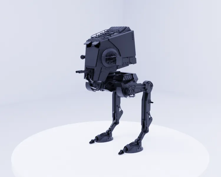 AT-ST - Imperial Scout Walker by Marjers MakerWorld: Download Free 3D ...