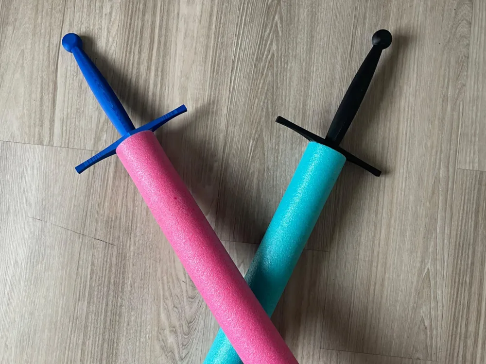 Pool noodle sword - Longsword by Bardo Builds MakerWorld: Download Free ...