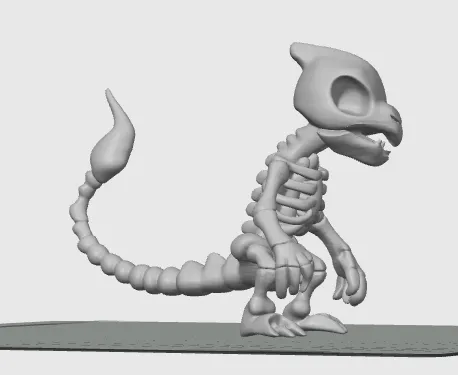 Charmeleon Skeleton (Pokemon) by Swotar MakerWorld: Download Free 3D Models