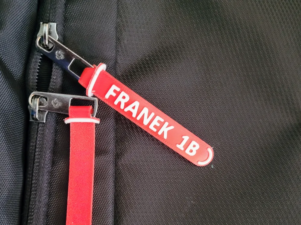 Zipper/Key TPU/Flex tag - customizable by Tomek MakerWorld: Download ...