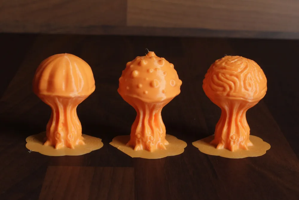 Tabletop plant: "Mushroom Set A2" (Alien Veg. 54) - Free 3D Print Model ...