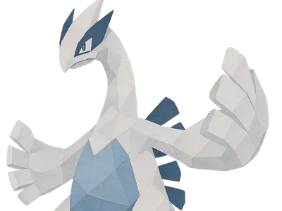 Lugia – Stylized Pokémon for 3D printing by PrintWorks MakerWorld ...
