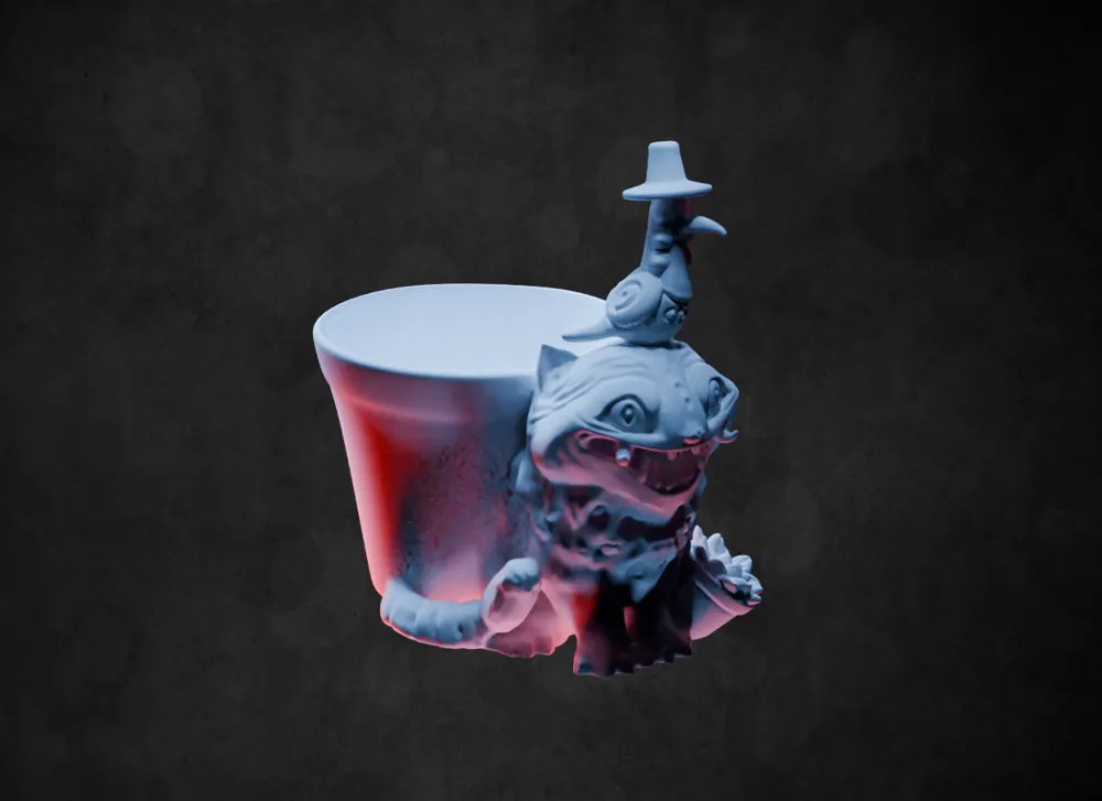 Derpy the Pen Holder demon tiger huntrix fanart by Tasty Voxels ...